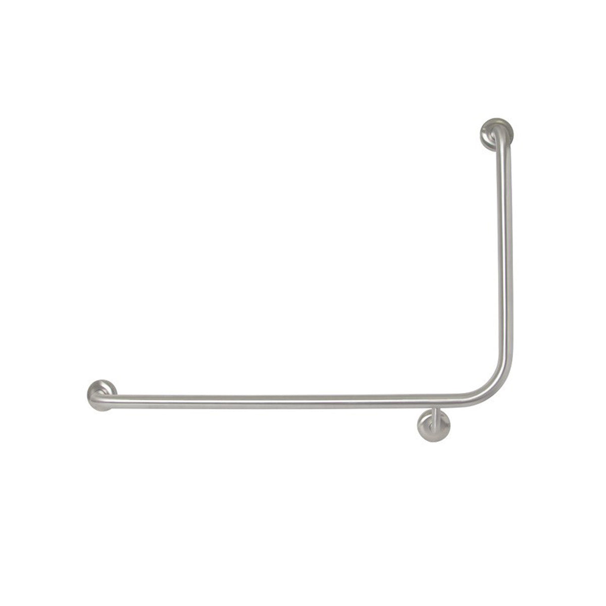 90° Flush Mount Side Wall Grab Rail LH in Antimicrobial – Resco ...