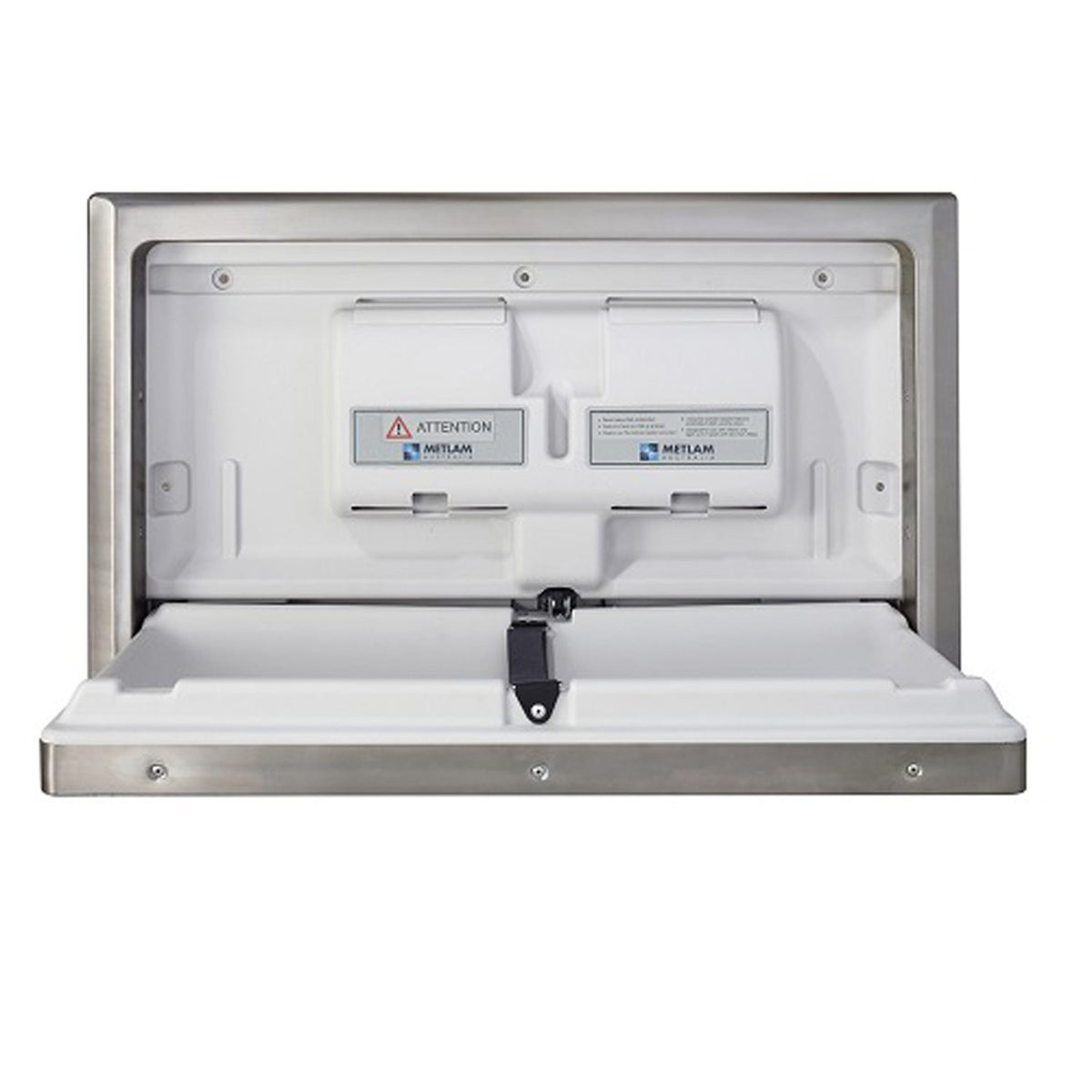 Recessed Horizontal Baby Change Station in Stainless Steel – Resco ...
